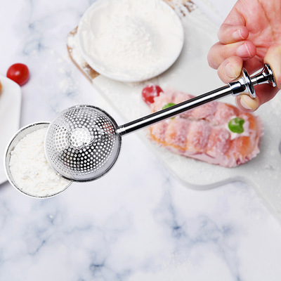 304不锈钢糖粉筛可可粉撒粉器筛粉器烘焙筛面粉筛糖霜筛筛子筛网