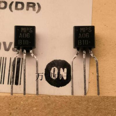 MPSA06 一个起卖 全新原装进口 ON 安森美 A06 三极管 排带