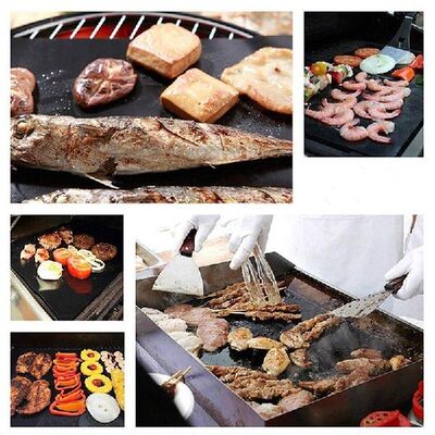 极速BBQ Grill Matm Barbecue Outdoor Baking Non-stick Pad Reu