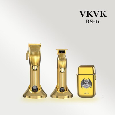 VKVK电推剪理发器剃头电推子理发店专用家用金色油头渐变雕刻神器