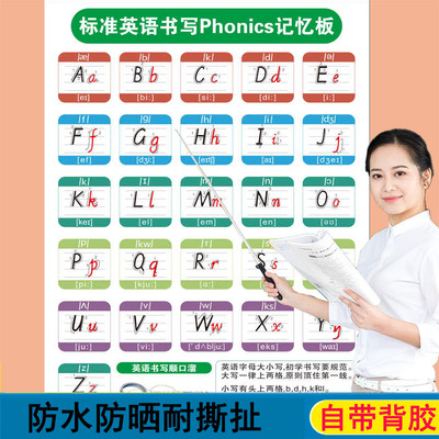 26个英文字母表挂图小学