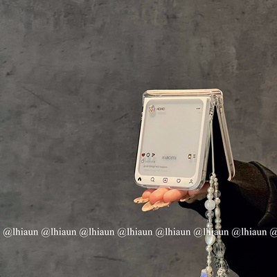 ins点赞相框折叠屏手机壳