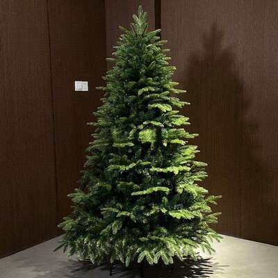 新款大型仿真加密圣诞树发光客厅室内摆件圣诞节裸树