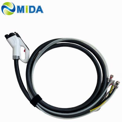 MIDA 500KW CCS1美标液冷直流充电枪DC500A 1000V5米大功率液冷枪