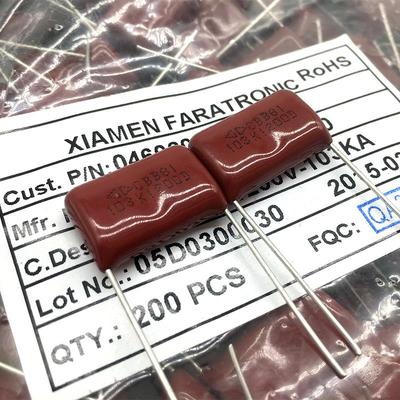 厦门法拉 CBB 0.01uf 103 10nf 1200v 1000v 1kv 薄膜电容 15MM