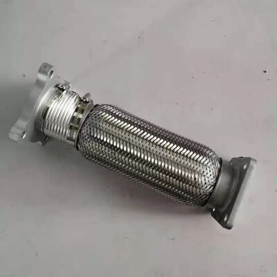 一汽解放虎VH排气管钢丝管/后处理器前进气管/保温钢丝管DR650