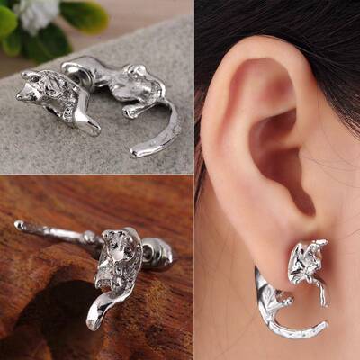 新品Wholesale 1Pc Punk Cool Simple Stereoscopic Animal .Leop