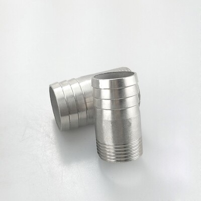 201/304不锈钢皮管接头/圆管外丝/水管皮接头/软管接头/DN40 32