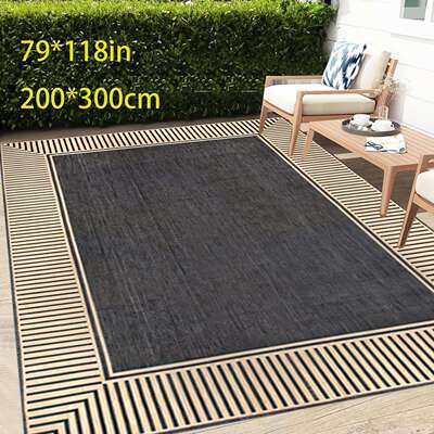 水跨境lazada爆火多耐尼客厅大地毯卧室床尔边脏地毯防滑垫TK-03