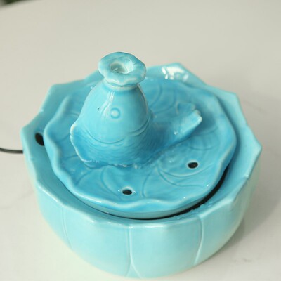 宠喂物用品亚马爆狗款FXA自动水器猫饮水过滤器猫咪喝水逊碗陶瓷