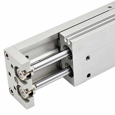 HLQL滑台气缸HLQ6 8 12 16 20 25X10X20X30X40X50X75X100 125SA-A