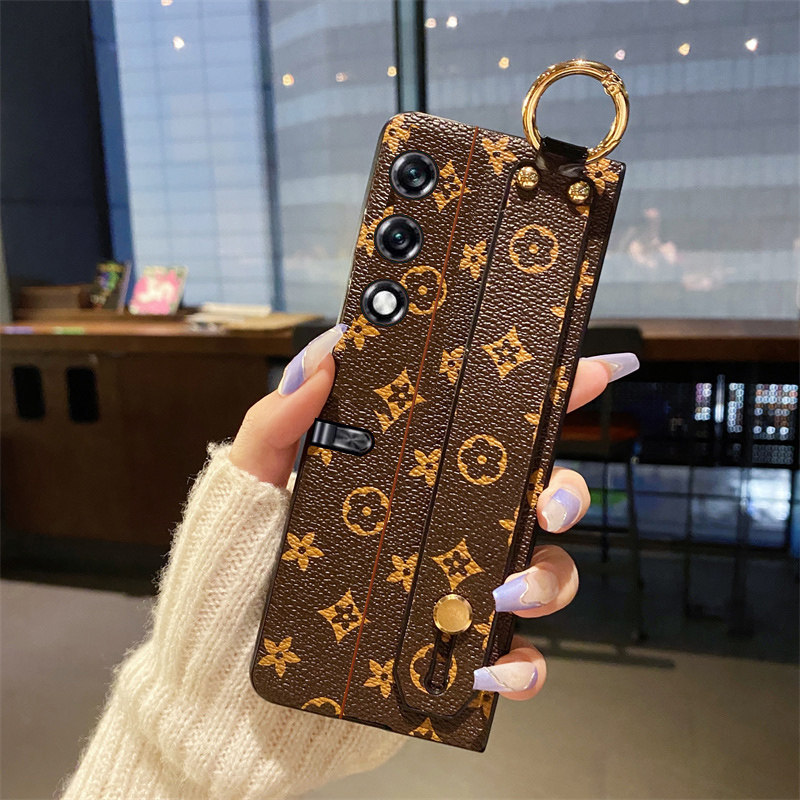 情侣兔适用于荣耀vpurse保护套折叠皮纹壳华为honor vpurse保护套腕带支架复古文艺时尚斜跨挂绳网红女款新款