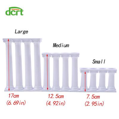 极速12 Pcs/Set White Roman Column GrecIian Pillars Cake Stan