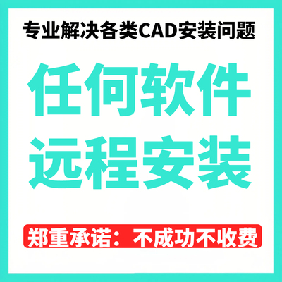 远程安装迷你CAD快速看图软件3d软件视频编辑软件SW安装远程服务