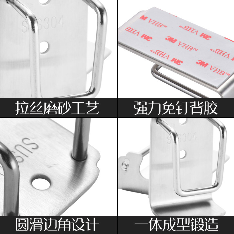新品不锈钢脸盆架卫生p间挂墙式置物洗脸架子免打孔壁挂浴室面盆