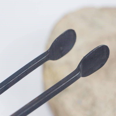 极速火钳子长柄扁口加长碳夹子火钳加厚夹碳小P铁钳环卫捡垃圾煤