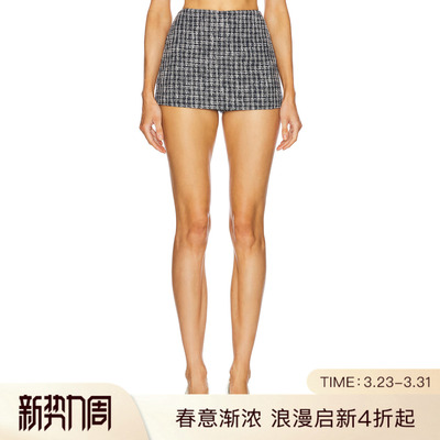 MAJORELLE EVELYN 短裤裙 黑色 美式休闲风REVOLVE小众