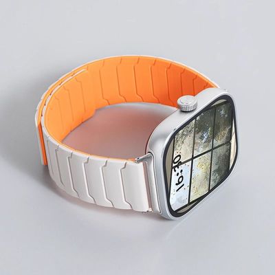 适用荣耀亲选Rossini 2i表链e磁吸手表5/4pro表带硅胶fit夏Haylou