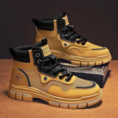 马丁靴男款高帮复古英伦风