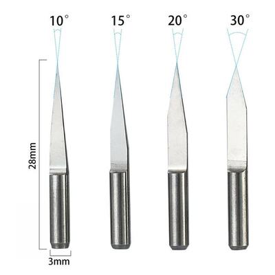 极速20Pcs Engraving Bit Set High Hardness MAlloy Engraving E