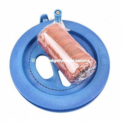 极速New Arrival Round Blue Plastic ABS 18cm KiteT Reel Winde