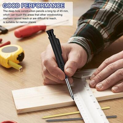 极速Solid Carpenter Pencil Joiner Marker WoodPworking Pencil