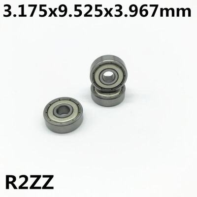 极速50pcs eR2ZZ 3.175x9.525x3.967 mm Deep groove ball bearin