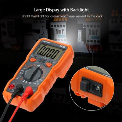 极速Multimeter RM113D NCV Digital MuFltimeter 6000 Counts Au