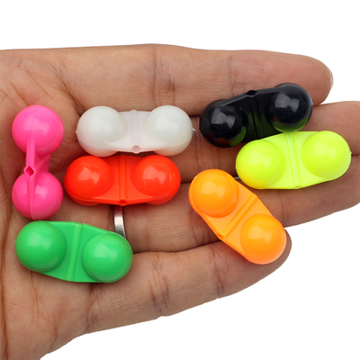 双响珠钓鱼铃铛卡线防掉海竿抛竿垂钓感应小配件夜光报警信号器