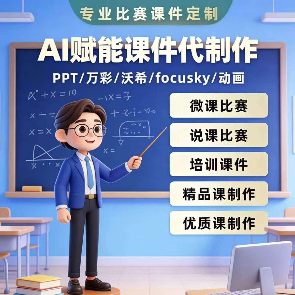 focusky微课制作中考体育训练课件优质课真人出镜动设计
