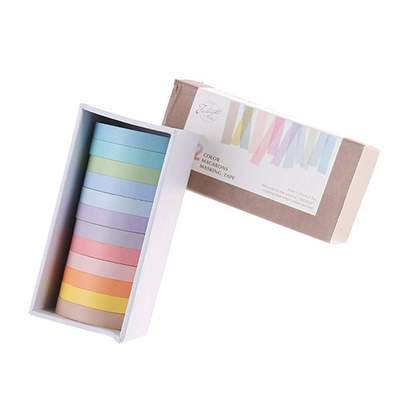 极速1set 12f colors washi tape set adhesive decoration tapes