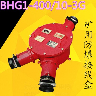 极速矿用防爆接线盒BHG1-400/10-3G 3通防爆O高压电缆接线盒10KV
