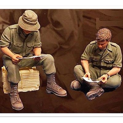 极速36373# 1/35 Resin Figure ModCel GK Australian Soldier Un