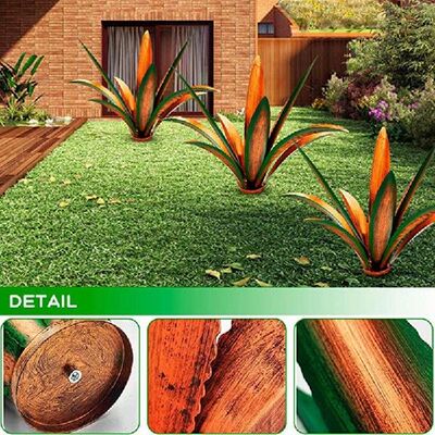 极速Tequila Rustic Sculpture DIY Metal AgavOe Garden Yard Ar