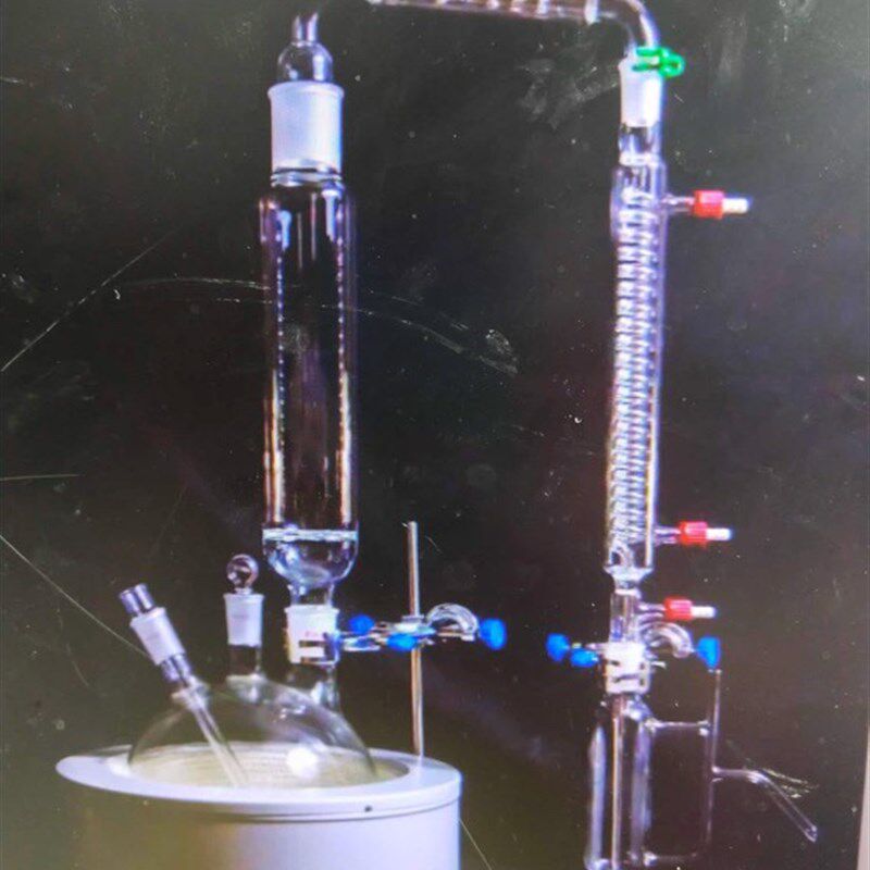 新品玻璃蒸馏器i玫瑰精油提取器植物纯露提取机器纯露提取设备200