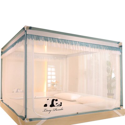 新品LISA蚊帐家用卧室2u025新款防摔儿童婴儿防止掉床蒙古包免安
