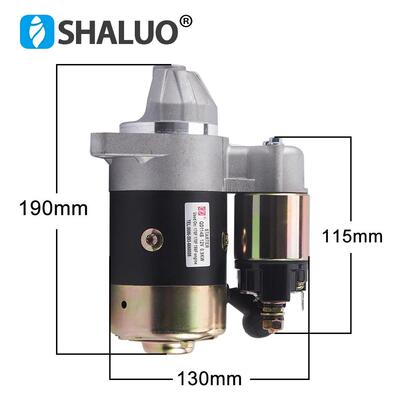 QD114A 12V 0.8KW QD114B 0.9KW 12V柴油发电机发动机起动电机