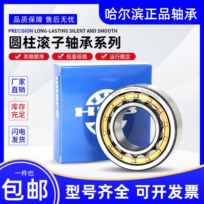 哈尔滨圆柱滚子轴承N NU NJ NUP RN 248 303 304 305 306 307 EM