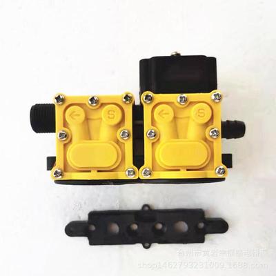 台州XLD信利达隔膜水泵泵头配件 12V双核电动喷雾器回流马达头部