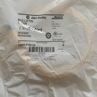 ALLENBRADLEY罗克韦尔M12双端预铸D网线1米1485R-P1R5-D5
