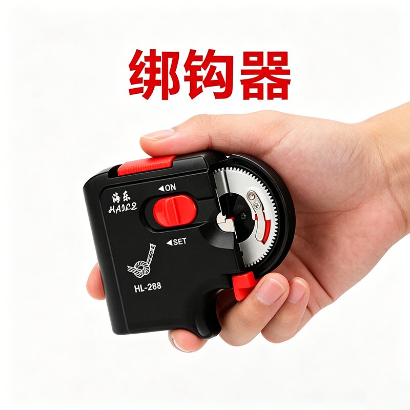 钓鱼手动电动绑钩器自动多功能邦绑勾器子线鱼钩器邦机芯线器套装