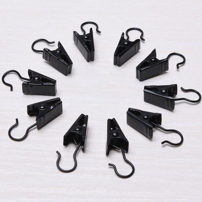 极速XZJJA 20Pcis Sturdy Durable Metal Curtain s Shower Hooks