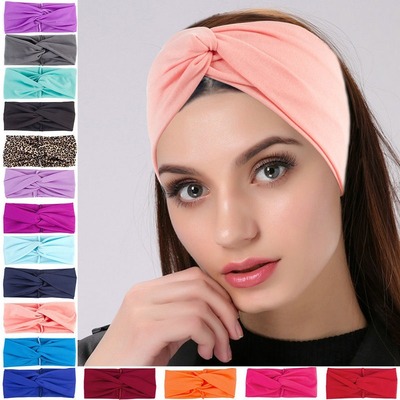 极速Headbands For Wopmen Hair Band Twist Leopard Hairbands E