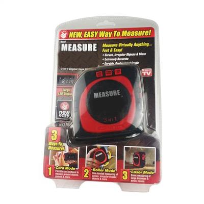 极速3-in-1 Digital Tape tWith Roll Cord Mode Measure King Hi