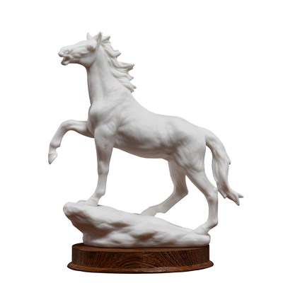 东方泥土陶瓷马工艺摆件客厅酒柜办公室桌面博古书架装饰创意礼品