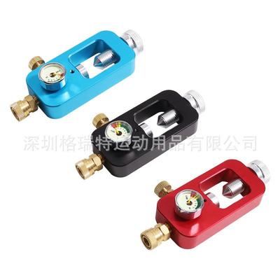 黑色蓝色红色潜水水肺转接头带夜光表scuba diving充气转接