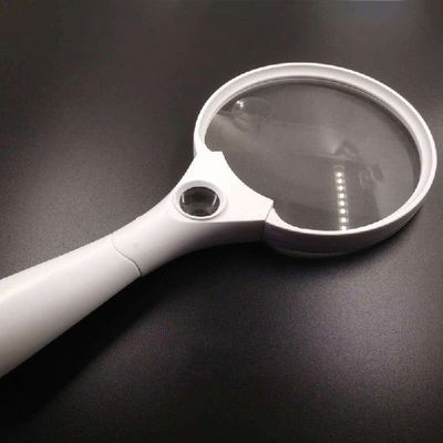 极速137mm Handheldo Magnifier Three Lenses 2X 4x 25X Loupe
