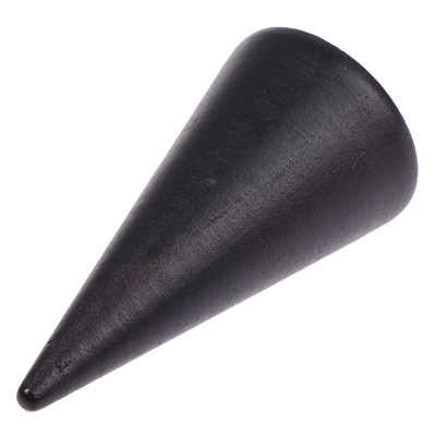 新品Vintage Black Wooden Ring Holder Display Cone RaXck Soli