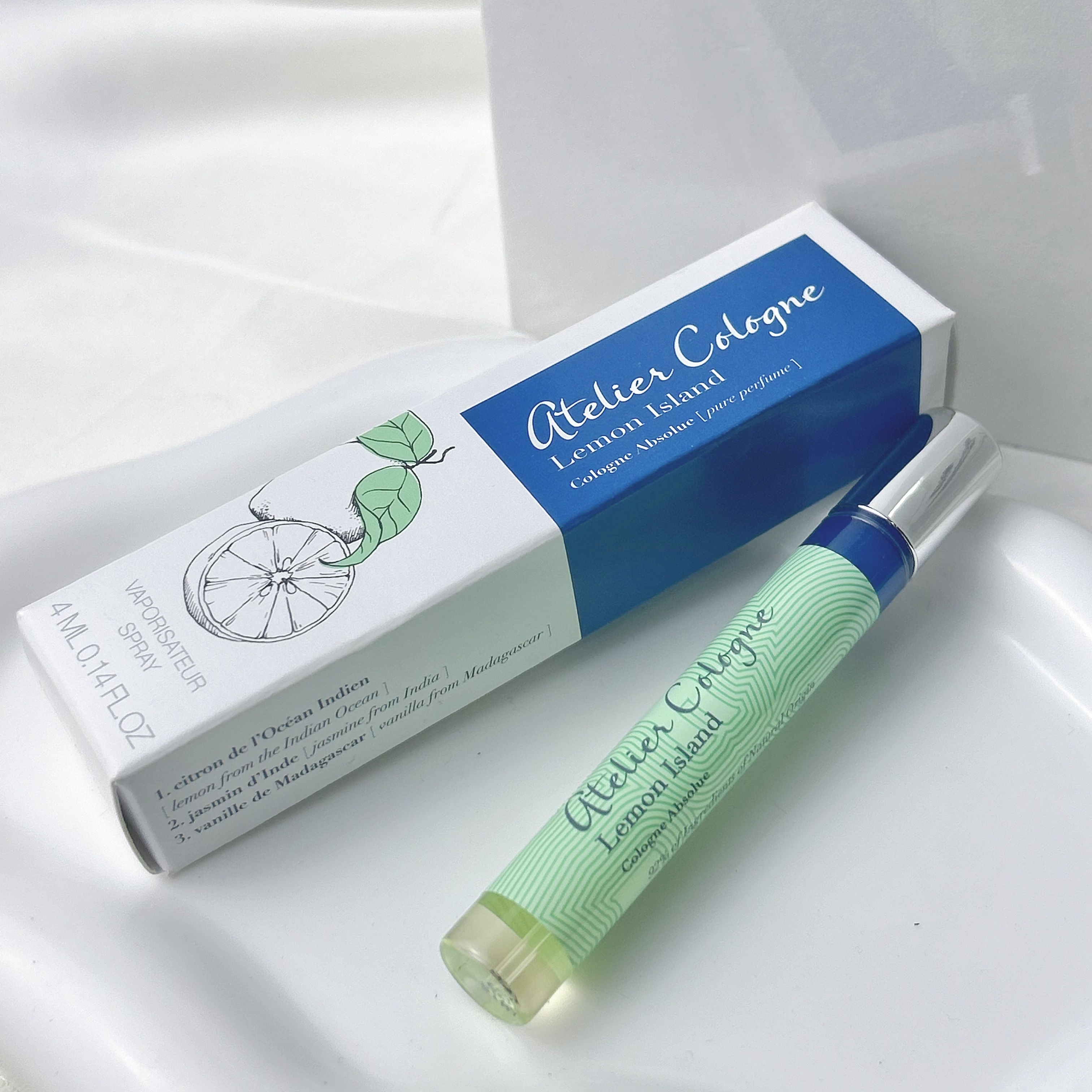 Atelier Cologne 欧珑Lemon Island茉雨心柠香水4ml 带喷头小样