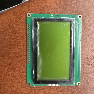 WG12864A 原装现货黄绿屏  高清工业屏 对比度12864电子屏